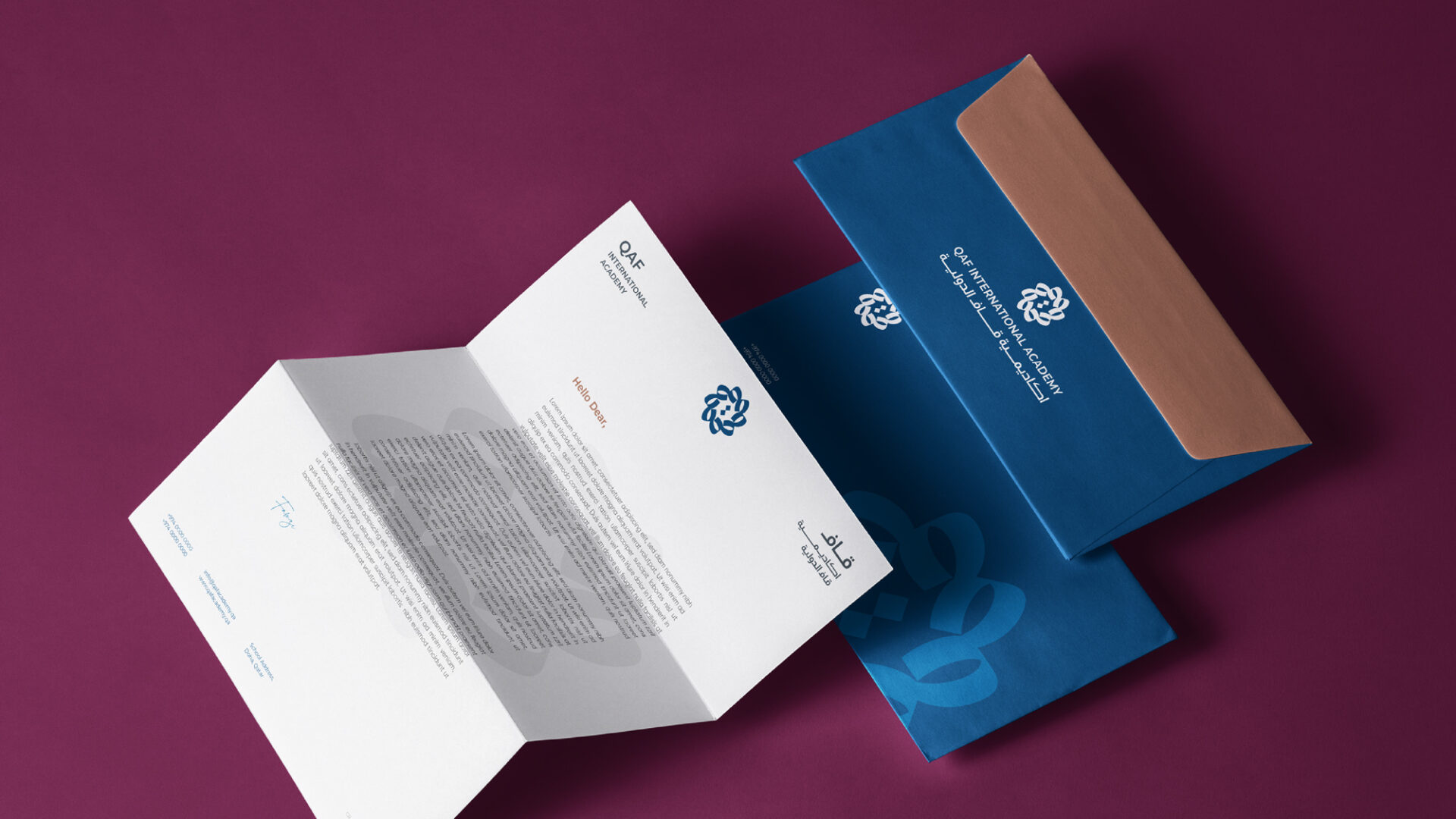 QAF Brand identity Design - Digital Marketing Agency in Qatar