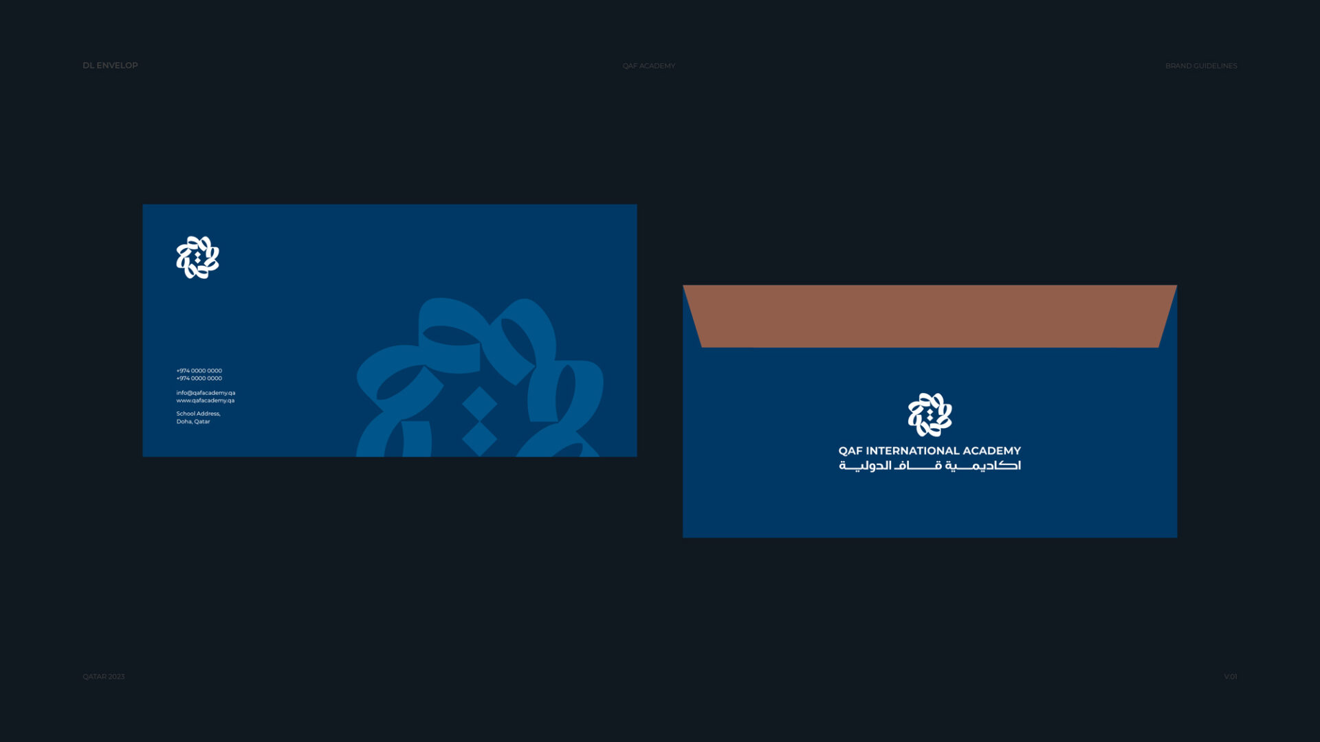 QAF Brand identity Design - Digital Marketing Agency in Qatar