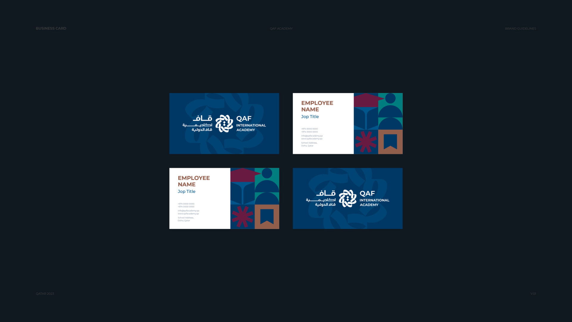 QAF Brand identity Design - Digital Marketing Agency in Qatar