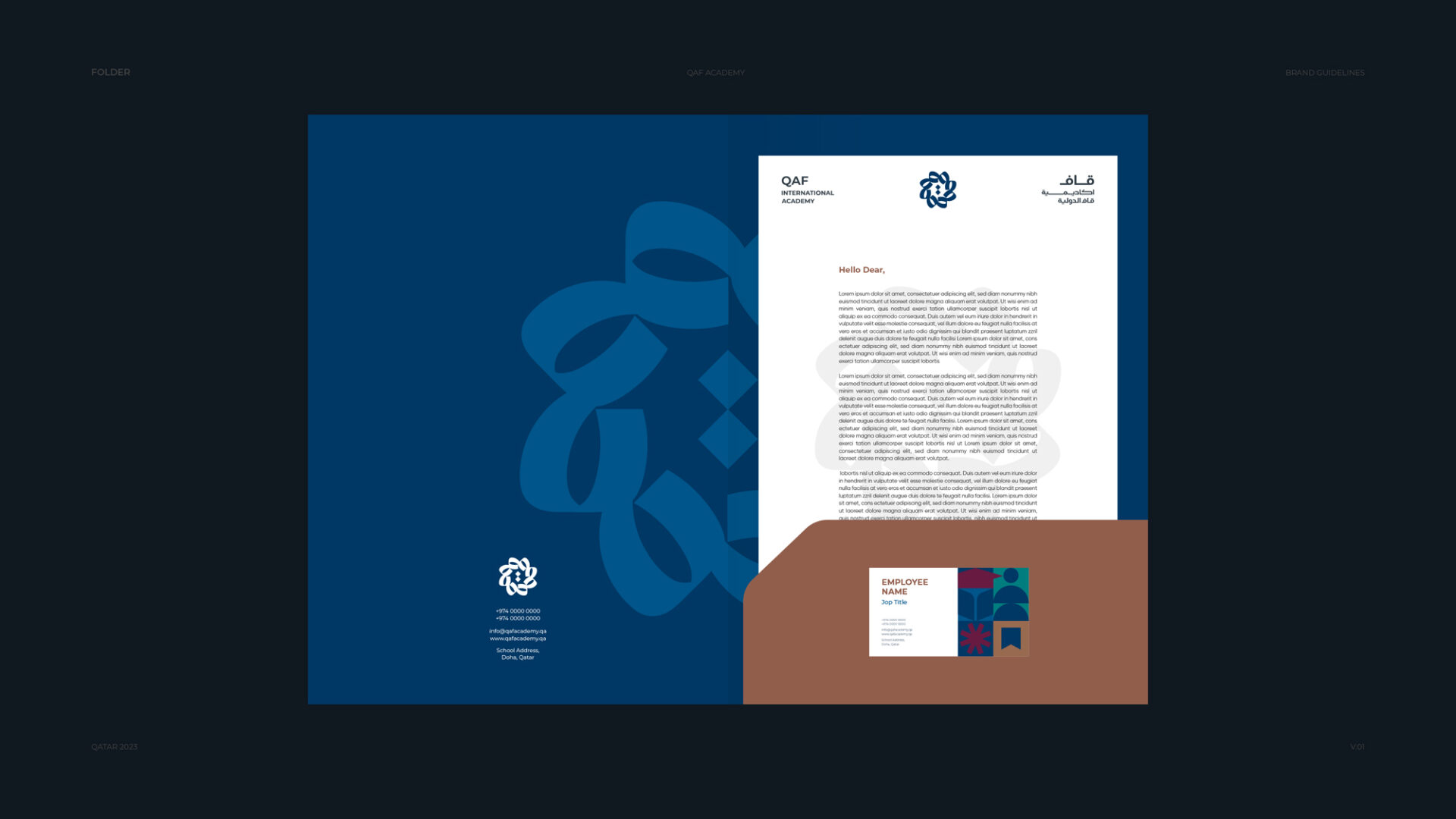 QAF Brand identity Design - Digital Marketing Agency in Qatar