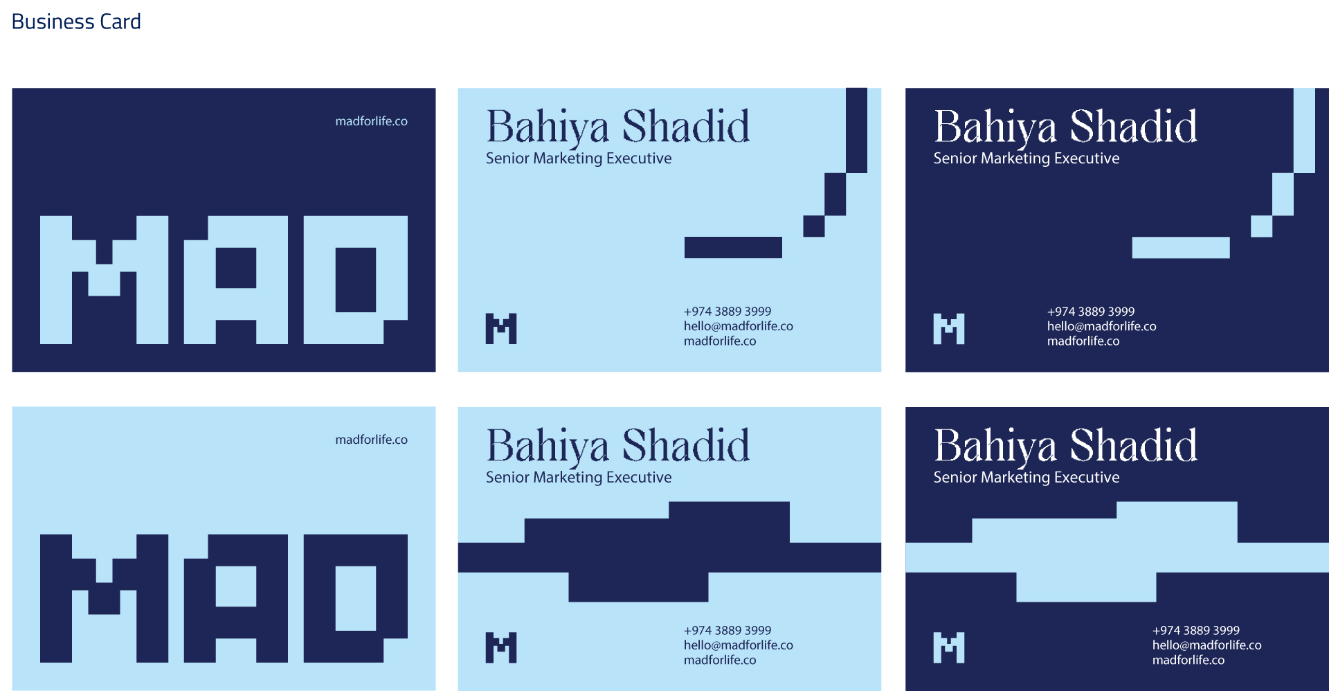 MAD | Brand identity designs - Digital Marketing Agency in Qatar